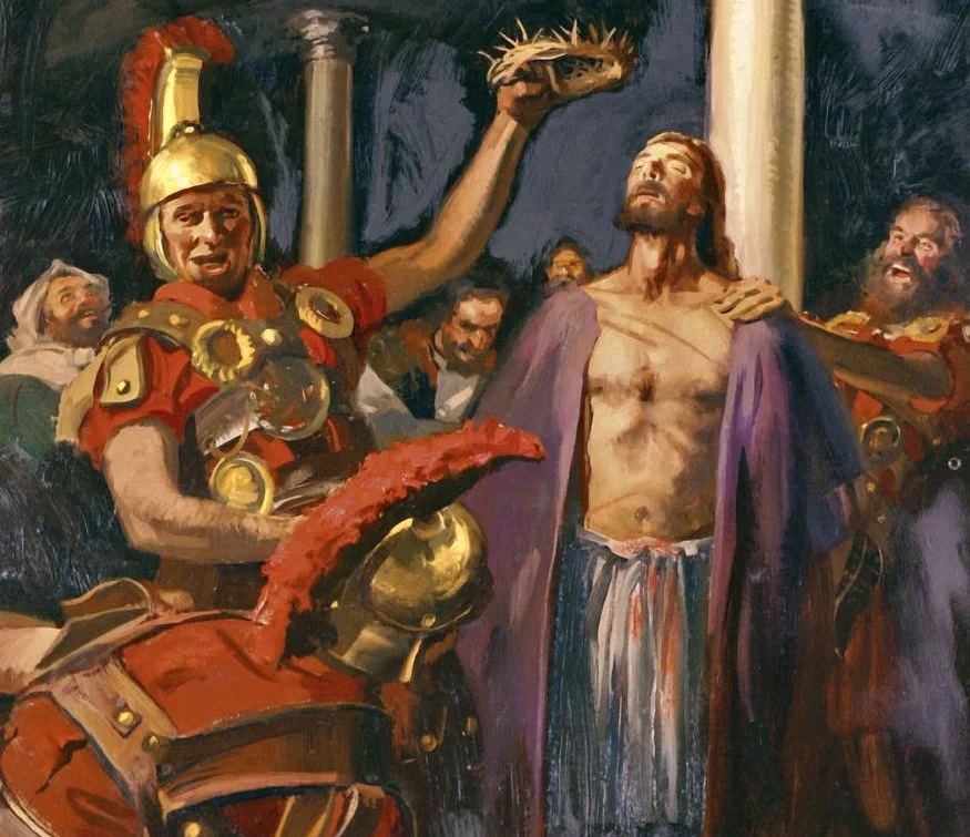 Jesus-mocked-by romans romeinen jezus – De Wachtpost